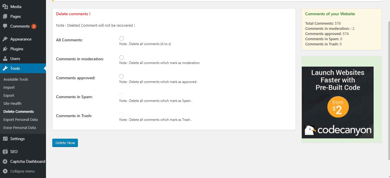  Wordpress Delete All Comments 