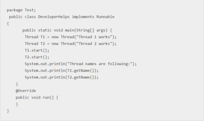 Multithreading in Java | Thread Class | Examples - Developer Helps