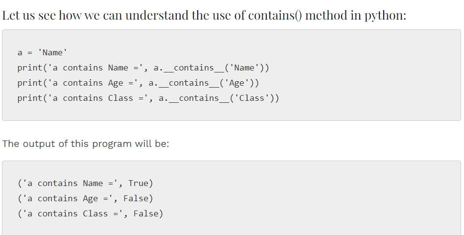 Python String Contains Find Method Count Developer Helps