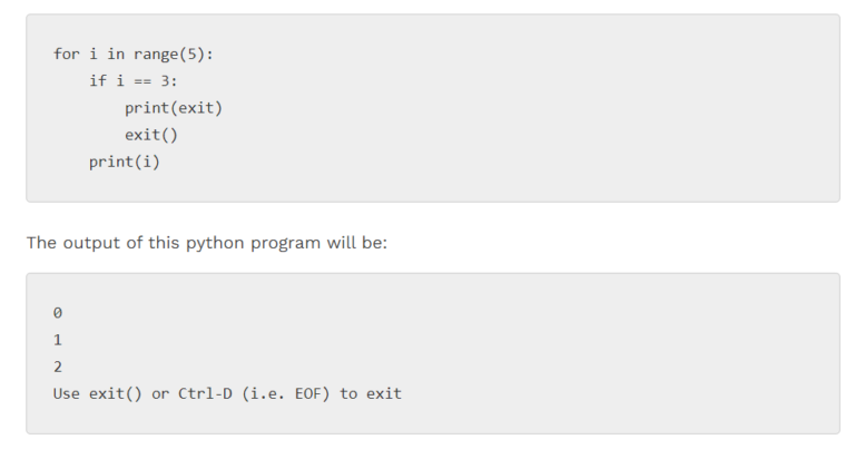Quit In Python Archives Developer Helps