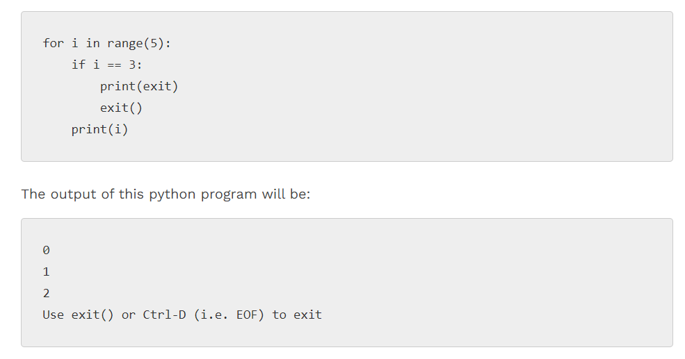 How To Exit Terminate Python Program Developer Helps