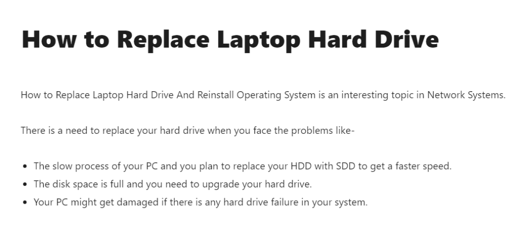 How to Replace Laptop Hard Drive | Installation | Backup- Developer Helps